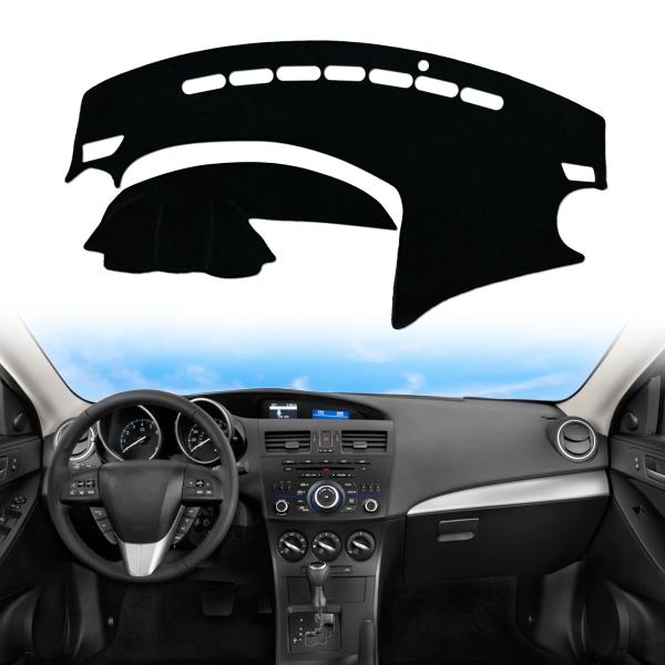 商品名: Biifoxee ダッシュカバー ダッシュボードカバー ダッシュカバー ダッシュマット プロテクター カーペットパッド アクセサリー Biifoxee Dash Cover Custom fit for Mazda 3 2010 ...