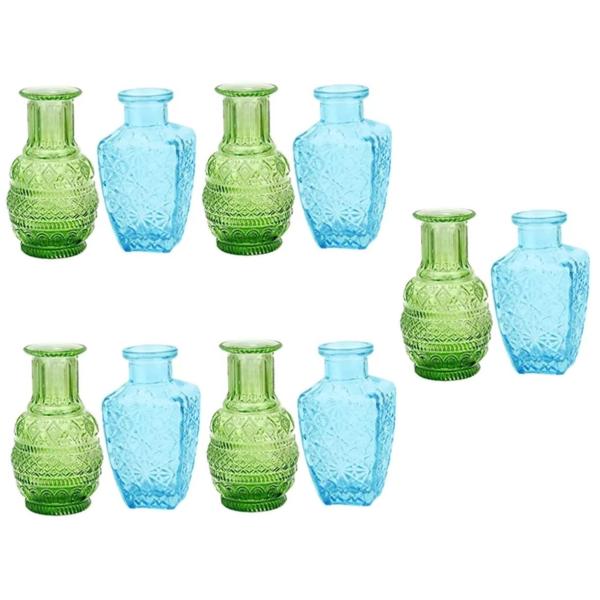 商品名:  IMIKEYA 10 Pcs Stained Glass Vase Stained Glass Decor Vase for Flowers Table Decorations Vases Small Vase Embossed...