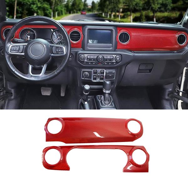 商品名:  ETL INDUSTRIES Center Console Trim Dashboard Panel Cover for Jeep Wrangler JL JLU &amp; Gladiator JT 2018-2023 Dec...
