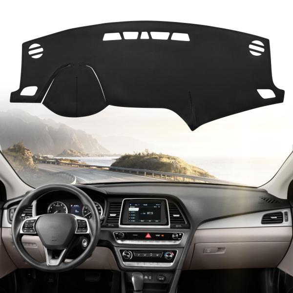 商品名:  BERKSYDE Dashboard Dash Cover Mat Carpet PU Compatible with 2015-2017 2018 2019 Hyundai Sonataブランド: BERKSYDE商品サイズ:...