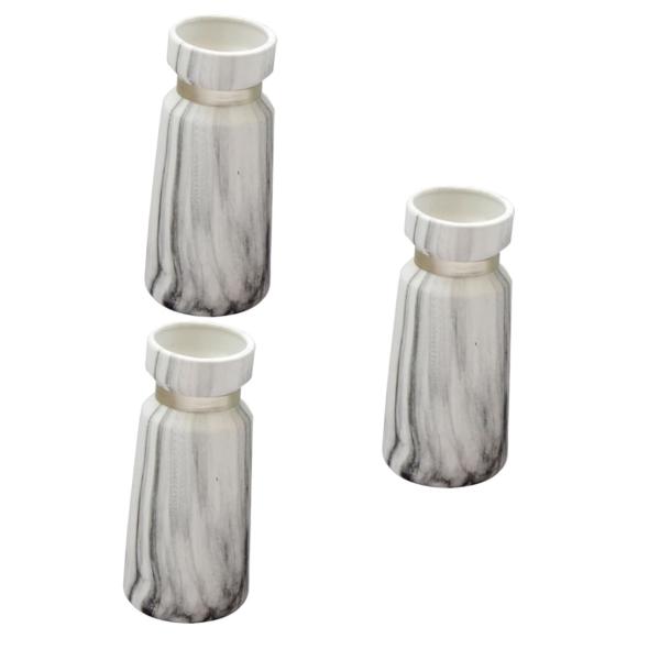 商品名: IMIKEYA 大理石花瓶 オフィス装飾 植物 装飾 セラミック プランター ポット 一つぼみ 花瓶 幾何学的 セラミック花瓶 磁器 プランター セラミック花瓶 装飾 デスクトップ セラミック花瓶 ブーケ IMIKEYA 3pcs...