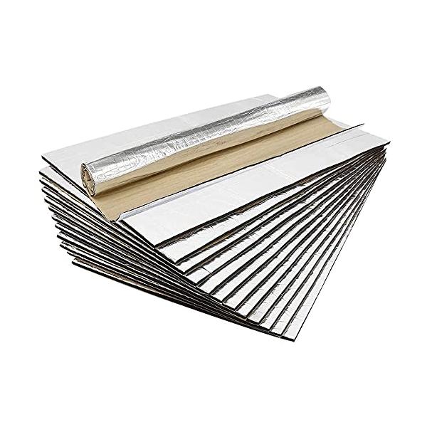 商品名:  LOSMOHOJU 197mil (5mm) 15.49qft Sound Deadener for Car &amp; Heat Insulation Material for Auto Hood Engine Roof Do...