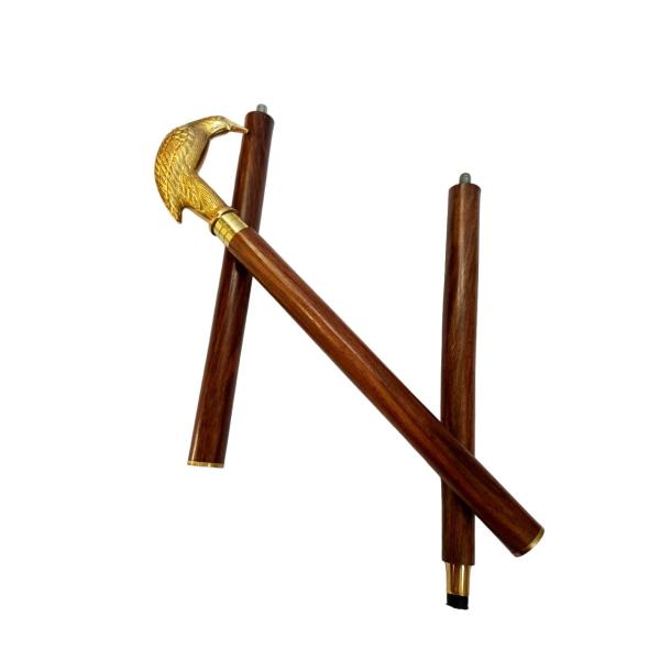 商品名: Cubical Collection ヴィンテージ真鍮ハンドル 調節可能な木製ウォーキングスティック ウォーキング杖 理想的なギフト Cubical Collection Vintage Brass Handle Adjustab...