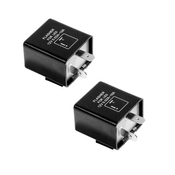 商品名:  Augeny 2PCS 2-Pin Electronic Turn Signal Flasher Relay, 12V Adjustable LED Turn Signal Flasher Relay, Universal LE...