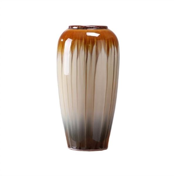 商品名:  Home Decor Vase Flower Vase Chinese Zen Decorative Ornaments High Temperature Kiln Varying Glaze Ceramic Vase Desk...