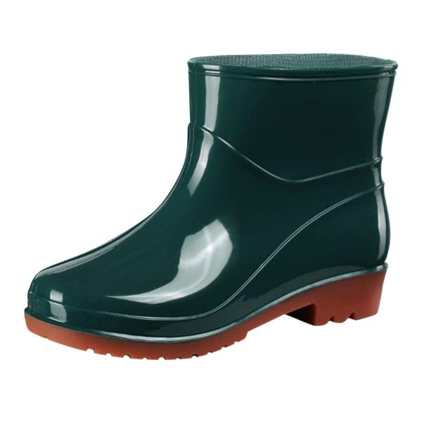 商品名:  Short Rain Boots For Womens Ankle Rainboot Slip On Garden Ladies Rubber Outside Work Comfort Flash Rain Boots Boys...