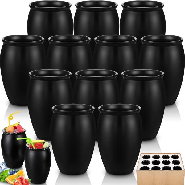 商品名:  Gejoy 12 Pcs 12 oz Cantaritos De Barro Mexicanos Mini Cantaritos Shooters Pottery Cocktail Glasses for Margaritas ...