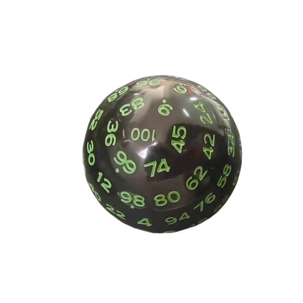 商品名:  ulafbwur Dice Toy Number Dice Multi-Sided Engraved Number Bright Color Easy to Read Acrylic 100 Sided Polyhedral D...