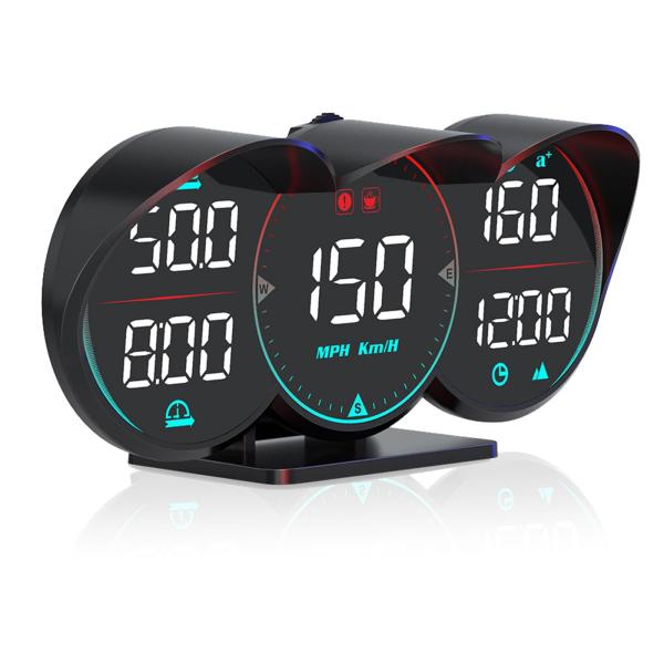商品名:  Geloo Digital GPS Speedometer Universal Car HUD Head Up Display for Cars, MPH GPS Speedometer with 3 LCD displays,...