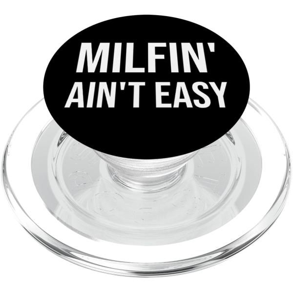 商品名:  Pop Out Cell Phone Holder Button for Hand MILF Funny Mom PopSockets PopGrip: Swappable Grip for Phones &amp; Table...