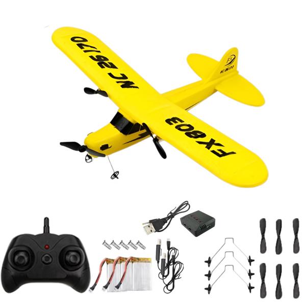 商品名:  Ouhgnoh RC Airplane 2.4GHz Remote Control Airplane Gyro Easy to Fly Birthday for Beginner Kids Boys (Yellow)ブランド: ...