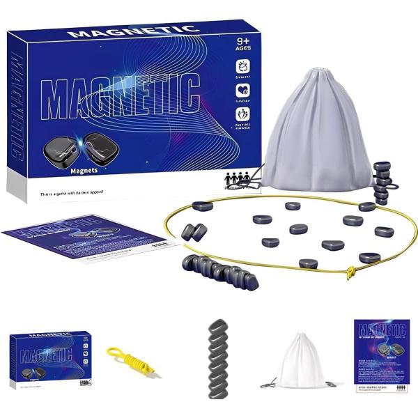 商品名: IKNZI 磁気チェスゲーム 磁気チェス戦略ゲーム - 2024 ファミリーボードゲームセット - 楽しい卓上マグネットチェスゲーム 磁気チェスロックセット Magnetic Chess Game, Magnetic Chess ...