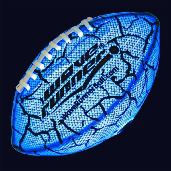 商品名:  Wave Runner Glow in The Dark LED Light Junior Football, Waterproof Double Laced Football for Night Sports and Game...