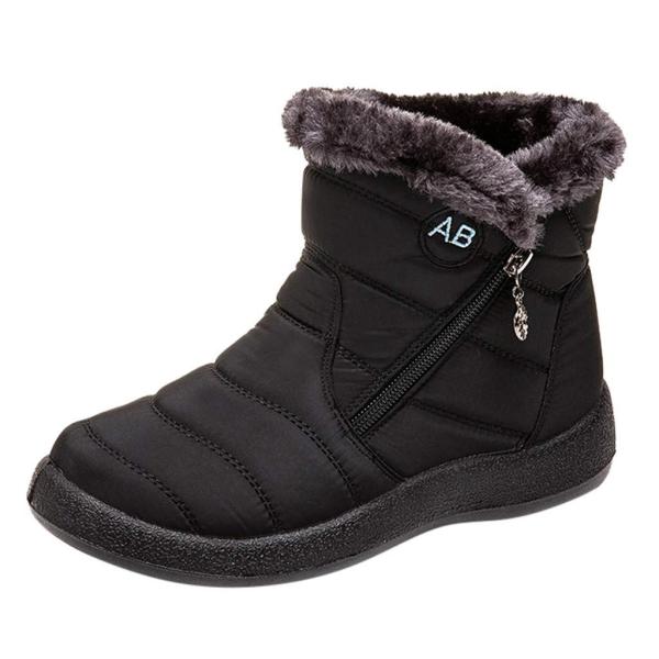 商品名:  JWSVBF Mid-Height Rubber Women's Winter Boot Men's Winter Backpacking Snow Boots Warm Water Resistant Women's Shoe...