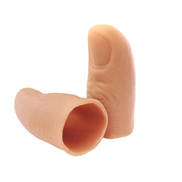 商品名:  XJKLBYQ Magic Trick Fingers,2Pcs Fake Fingers, 1.18x1.57 inch LED Magic Thumb Light Light Up Flashing Fingers Soft...