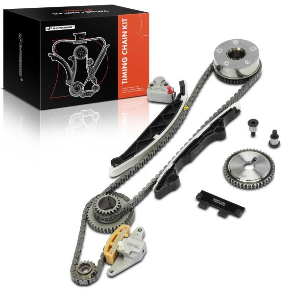 商品名: A-Premium タイミングチェーン &amp; コンポーネントキット 交換用 日産 アルティマ ローグ 2010-2013 L4 2.5L DOHC 自然吸気 11個セット A-Premium 11PCS Engine Tim...