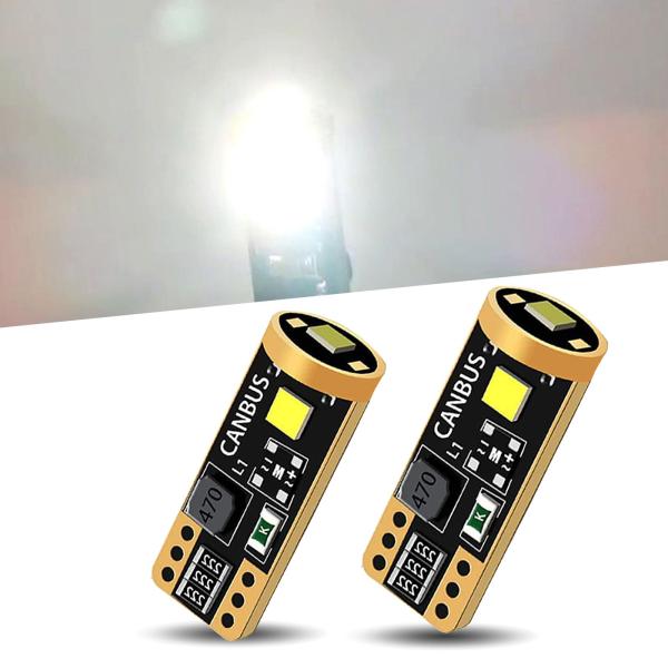 商品名:  Fluher 2 PCS T10 LED Car Indoor Reading Light, 3030 3SMD 12V Super Bright Vehicle Width Light, Universal Waterproo...