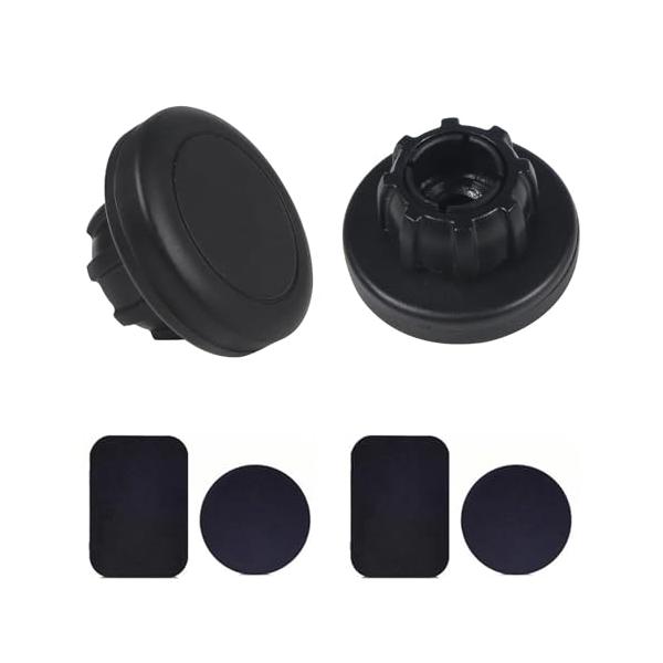 商品名: ThtRht 磁気電話ホルダーマウントマグネットとメタルプレート 17mmボールジョイントソケット交換用ベース付き 車 携帯電話スタンド エアベント フロントガラス ダッシュボード スマートフォン クレードルレススティックオンケー...