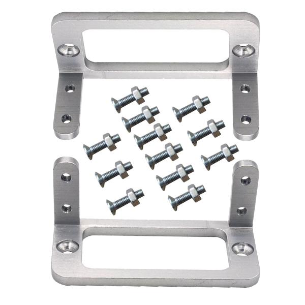 商品名: YijiaLink 2セット RCサーボマウントブラケット アルミニウム合金サーボシート Futaba S3003 舵フレーム MG995 MG996 標準サーボ RC ボート 船 車 YijiaLink 2 Sets RC Se...