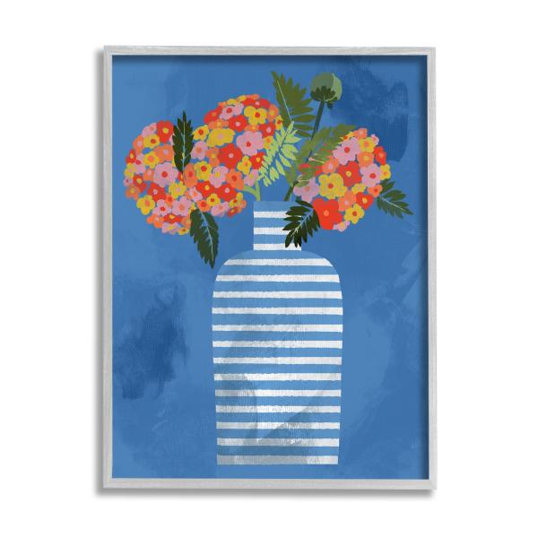 商品名: Stupell Industries コンテンポラリー花瓶 フレーム付きジークレーアート Pragya Kothari作 Stupell Industries Contemporary Flower Vase Framed Gic...
