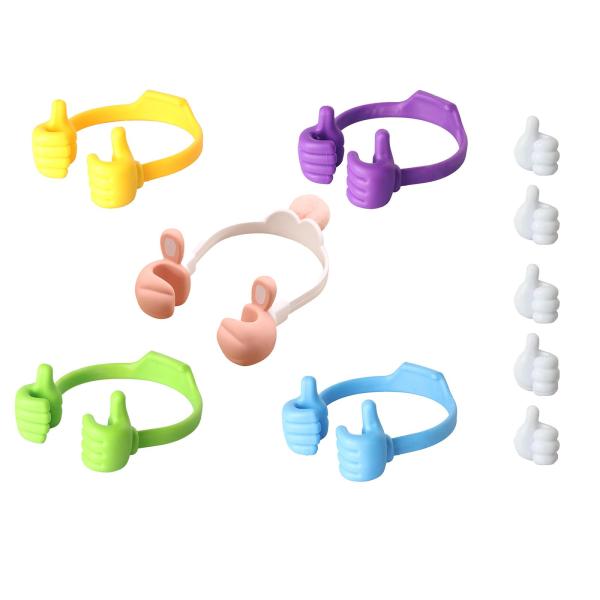 商品名:  Thumbs Up Lazy Phone Stand, Thumb Holder for Cell Phones, Thumb Phone Holder, Multi Colors Portable Desktop Stands...