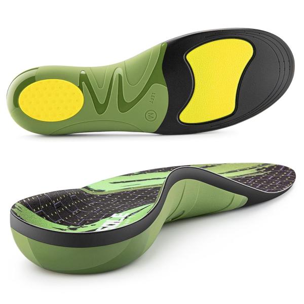 商品名:  VALSOLE 220+ lbs Plantar Fasciitis High Arch Support Insoles Men Women - Orthotic Shoe Inserts for Flat Feet - Met...