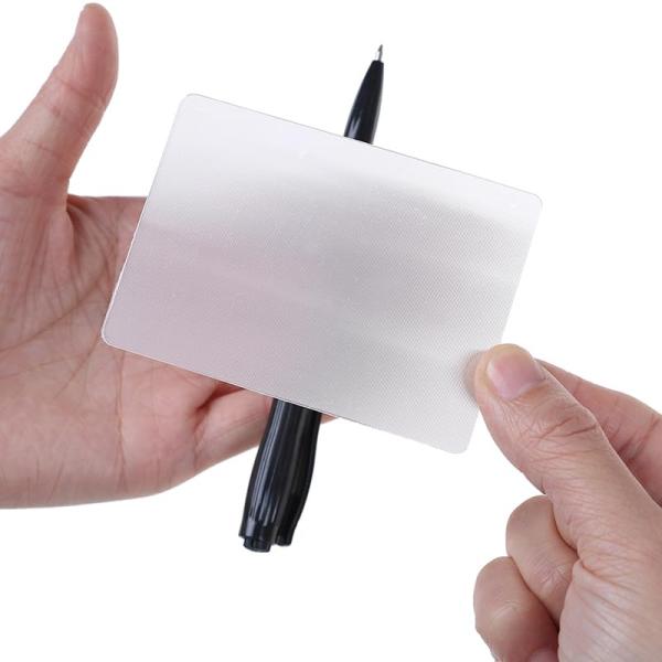 商品名:  2Pcs Clear Lubor's Lens Card Magic Tricks Close up Magic Props,Card Perspective Distortion Magic, Magic Cards Gimm...