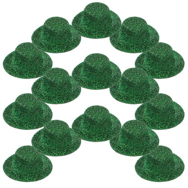 商品名:  NOLITOY 20 Pcs Mini Jazz Hat Doll Hats, 1.57 Inch Miniature Formal Hat, Colored Glitter Top Hat, Mini Doll Hat for...