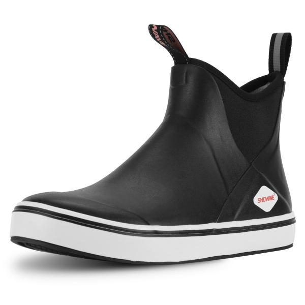 商品名:  Showave Men's Deck Boots Waterproof Ankle Rain Boots High Performance Sports Sailing Booties Non-slip Rubber Boots...