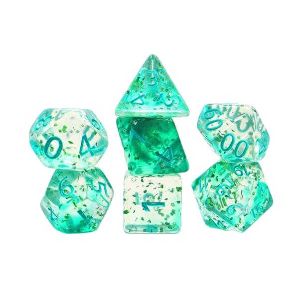商品名:  QMQJIA 7 Pcs Acrylic Polyhedral Dices Multi-Sided Game Dices Board Game Dices for Role Playing Table Game Multi-Si...