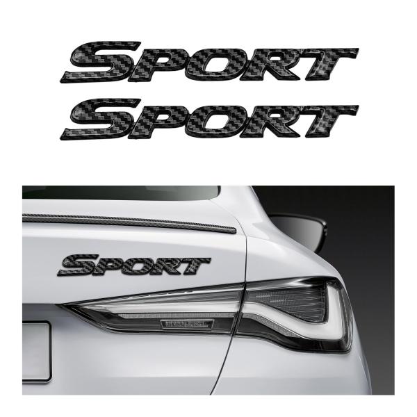 商品名:  Dickno 2PCS Sport Edition Emblem Car Decal, 3D Metal Auto Fender Bumper Badge Sticker, Personalise Letter Front Ho...