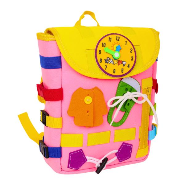 商品名:  Kidicabs Busy Board Toddlers Travel Backpack - Learning Activities for Kids to Develop Fine Motor Skills and Basic...
