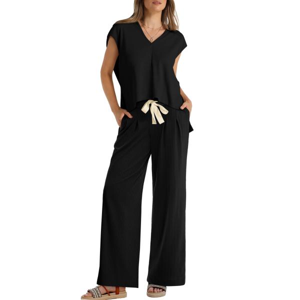 商品名:  XIEERDUO Outfits For Women 2 Piece Sets Conjuntos De 2 Piezas Para Mujer Black XLブランド: XIEERDUO商品サイズ: X-Large高さ: 3...