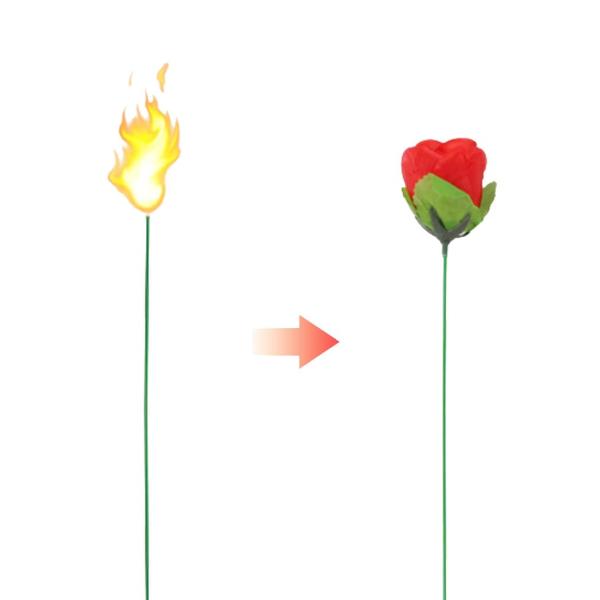 商品名: Torch to Rose Fire Trick 10個 マジシャン小道具 メンタリズム マジック ガールフレンド/ウェディングショーやストリート用 フラワーヘッド YYWEYUS Torch to Rose Fire Trick...