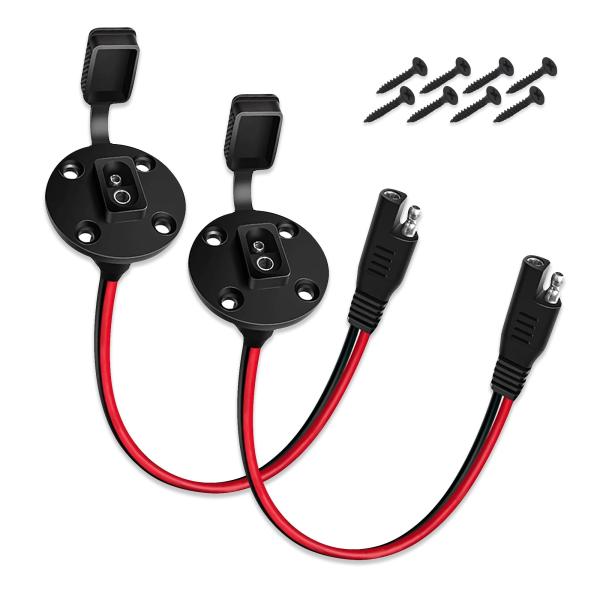 商品名:  2PCS 12AWG SAE Connector,SAE Extension Cable Power for Solar Outlet Plug,Universal Electrical Connectors Quick Con...
