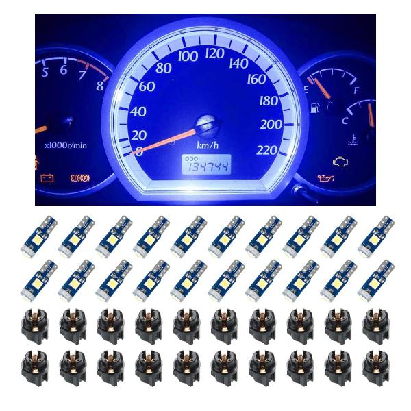商品名:  GLSOWEE 20PCS Car LED Dash Lights, 3030-3SMD High-brightness Instrument Cluster Dashboard Panel Gauge Indicator Li...