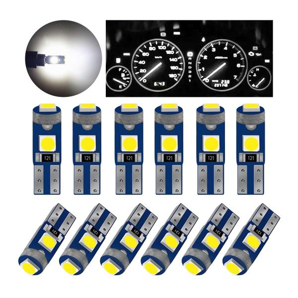 商品名:  GLSOWEE T5 LED Bulbs, 74 73 37 2721 LED Bulb 12 Volt Replacement, Bright Canbus Error Free, Compatible with Auto C...