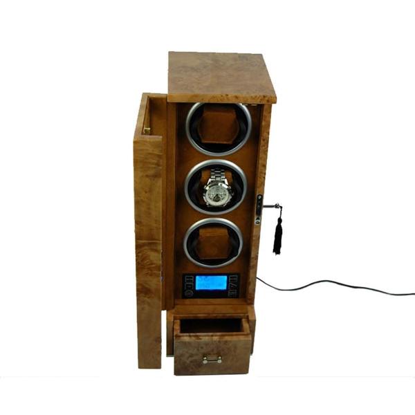 商品名:  Automatic Watch Winder,3+0 Wood Single Rotation Winders Digital Display Premium Silent Motor Wooden Storage Case(W...