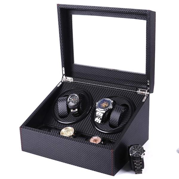 商品名:  Watch Winder Automatic with Quiet Motor Watches with Quiet Motor AC Adapter or Powered Black Watch Winder(Winding ...