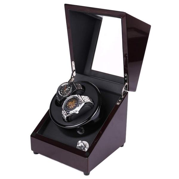 商品名:  Automatic Watch Winder,Household Winders Boxes Mini 2+0 Winding Rotation Ultra Quiet Motor Box Highend Table Shake...