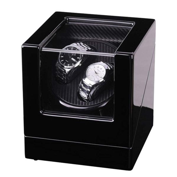 商品名:  Double Low Noise and Wood Handmade Anti-Magnetization 2 Watches Storage Display Box, Watch Winder (E)(Winding Mach...