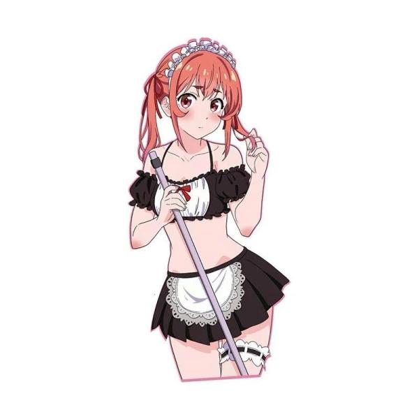 商品名:  ALOWOS 5.1" Sakurasawa Cute Tender Anime Car Decals Window Skateboard Car Hoods Bumper Car Lable Vinyl Car Sticker...