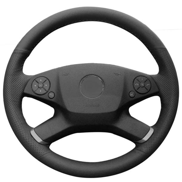 商品名: IPUDIS ステアリングホイールカバー 手縫い メルセデスベンツ W212 Eクラス E 200 260 300 2009 2010 2011-2013 ブラック人工皮革通気性滑り止めプロテクター IPUDIS Steering...