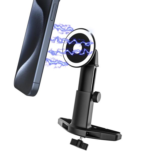 商品名: LYFICSS 磁気カーCD電話ホルダーマウント 磁気電話マウント [高さ調節可能] iPhone Mag-Safe カースタンド CDスロット電話スタンド iPhone 15 Pro Max Plus 14 13 12 Mag-...