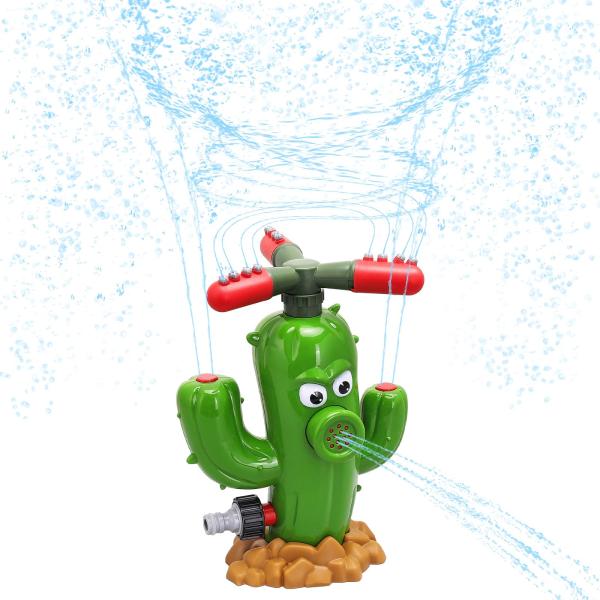 商品名: HeySplash ウォータースプリンクラーおもちゃ、360°回転子供用スプリンクラー、スプリンクラートイ、固定ホースクランプ2個付き、子供用屋外遊び用スプリンクラー、裏庭の芝生用水しぶき遊び、ガーデンホース、サボテンに取り付け ...