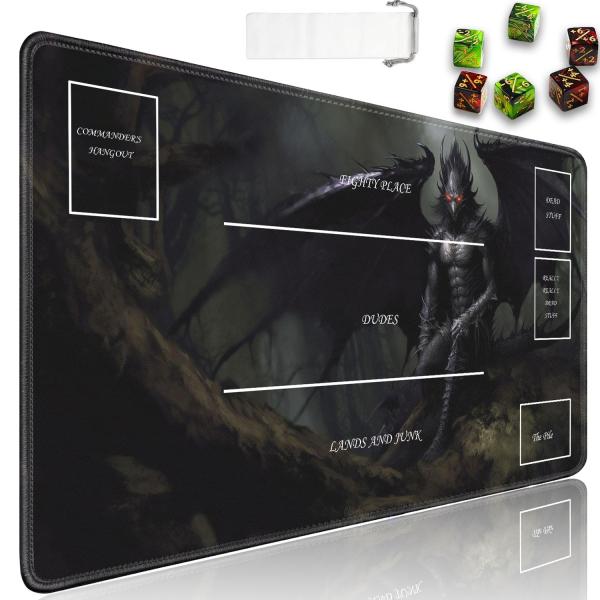 商品名:  JVGFYNKL MTG Playmat, 24 x 14 in TCG Playmat with Zones for Magic The Gathering, Ultra proTrading Card Game Playma...