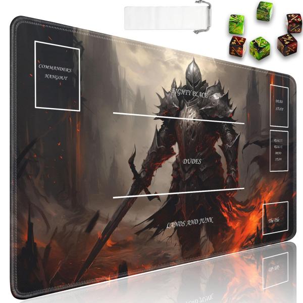 商品名:  JVGFYNKL MTG Playmat, 24 x 14 in TCG Playmat with Zones for Magic The Gathering, Ultra proTrading Card Game Playma...