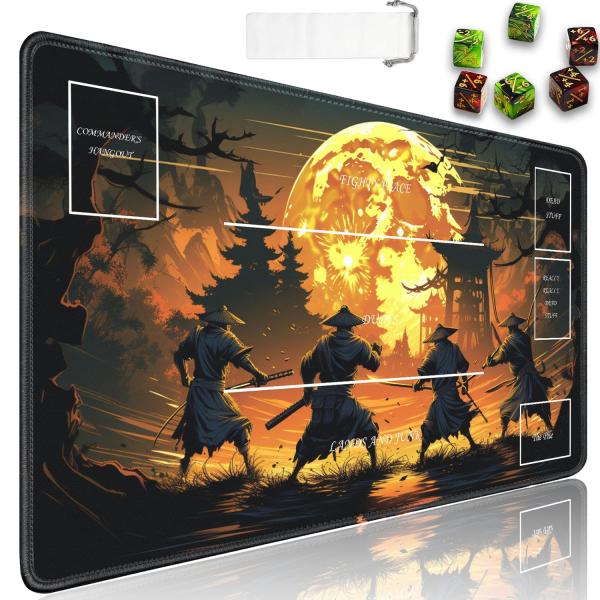 商品名:  MTG Playmat, 24 x 14 in TCG Playmat with Zones for Magic The Gathering, Ultra pro Trading Card Game Playmats with ...