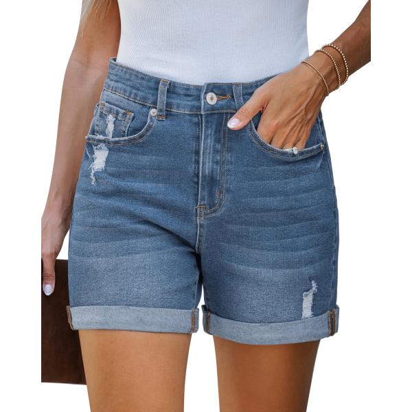商品名:  LookbookStore Women's Denim Shorts Summer Clothes Blue Jean Shorts Women Pantalones Cortos para Mujer Jeans Shorts...