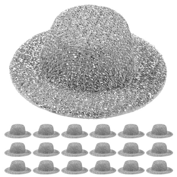 商品名:  LOGOFUN 20pcs Miniature Top Hat Mini Jazz Hat Tiny Doll Hat Models Glitter Top Hat DIY Crafts Accessories for Doll...